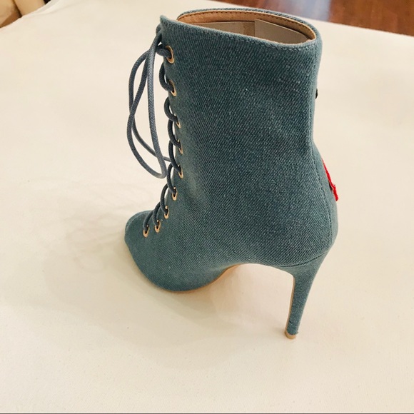 Shoes | Denim Booties | Poshmark